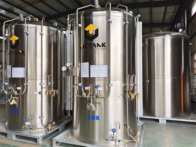 LOX LIN LAR Microbulk Tank 3000L 16bar - Buy microbulk oxygen tanks ...